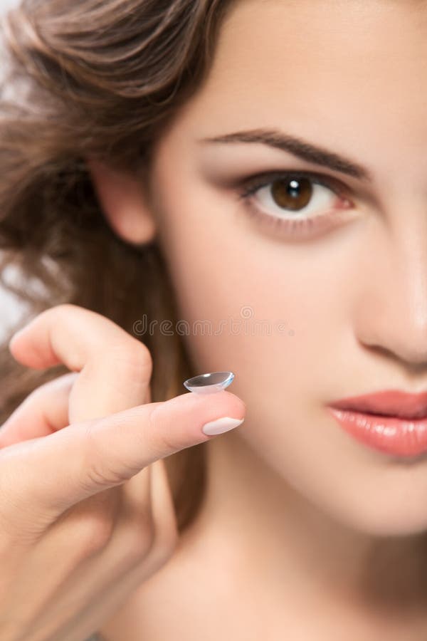 Contact Lenses stock image. Image of contact, selective - 18978807