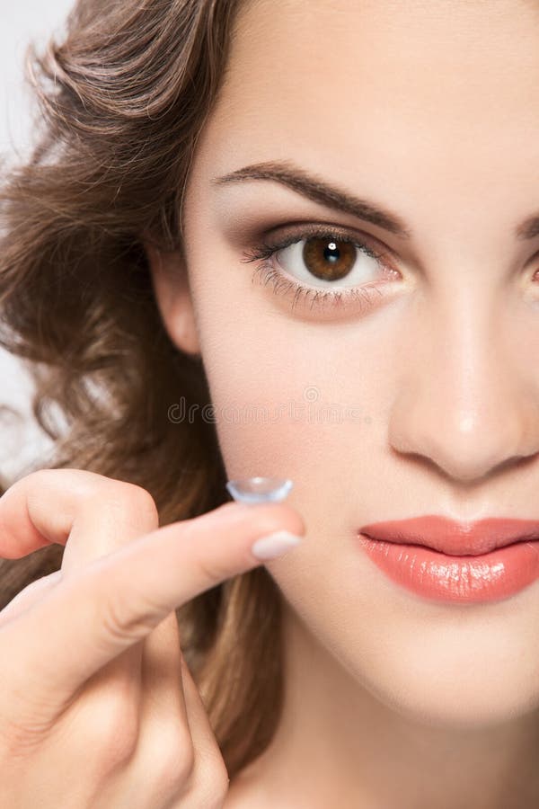 Contact lens stock photo. Image of eyesight, clarity - 41033176