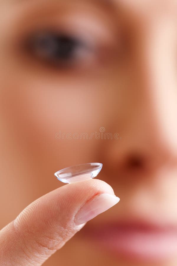 Contact Lenses stock image. Image of eyelash, color, female - 18979001