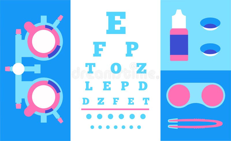 Contact lenses concept stock vector. Illustration of contact - 353722219