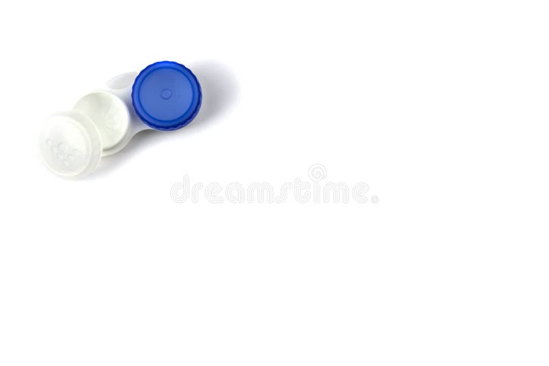 Contact Lenses on a White Background. Ad Template Stock Photo - Image ...