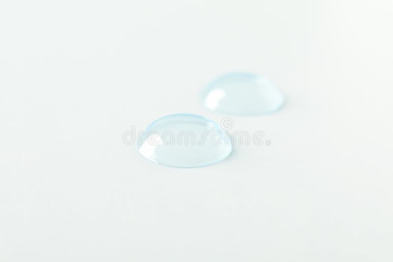 Contact Lenses on White Background Stock Image - Image of green ...