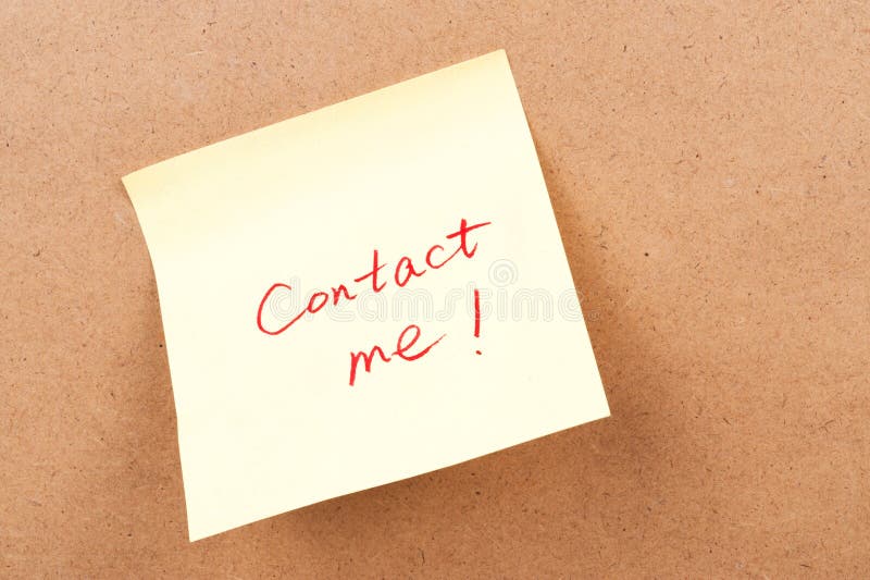 Contact me stock image. Image of connect, symbol, text - 27538325