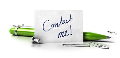 Contact me card stock illustration. Illustration of word - 23929753