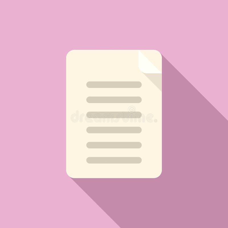 Contact Paper Icon Flat Vector. Button Interface Stock Illustration ...