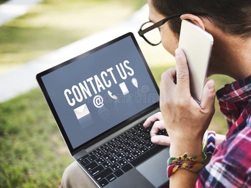 Contact Register Feedback Support Help Concept Stock Image - Image of ...
