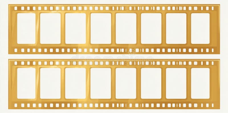 A Contact Sheet is Displayed with Empty Film Frames for Various ...
