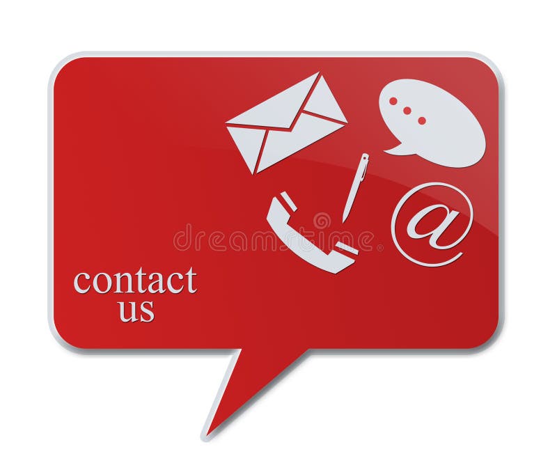 Contact signs stock illustration. Illustration of corporate - 32786174