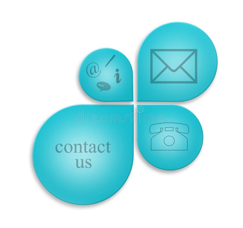 Contact signs stock illustration. Illustration of button - 33318319