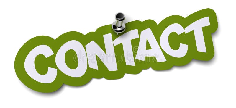Contact sticker stock illustration. Illustration of background - 22675831
