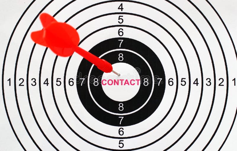 Contact target stock photo. Image of game, concept, leisure - 173714944