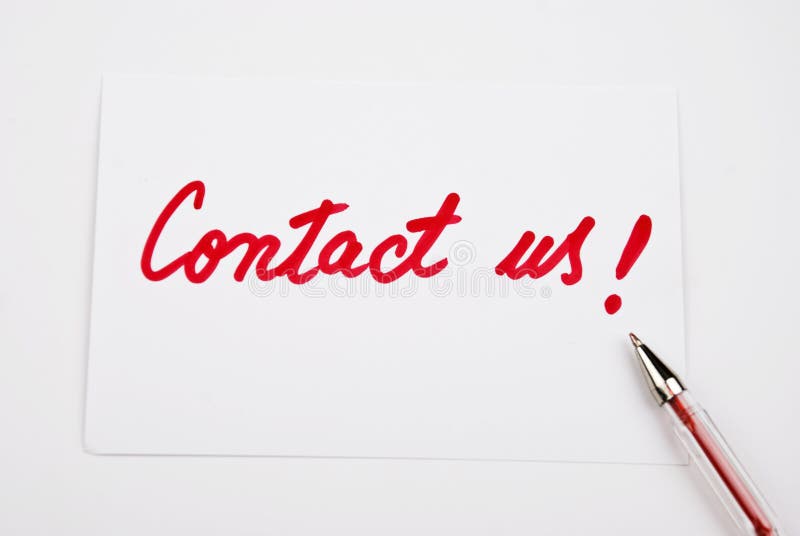 Contact us stock image. Image of reminder, paper, advice - 15195491