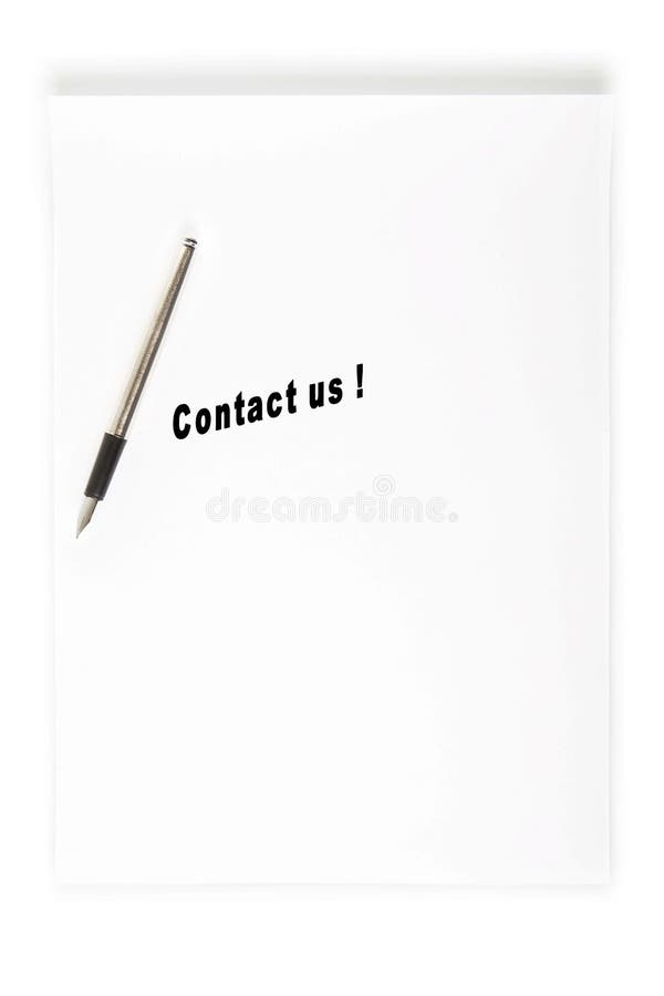 Contact Us! stock image. Image of contact, business, customer - 19618235