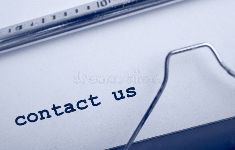 Contact us stock image. Image of contact, information - 4586657