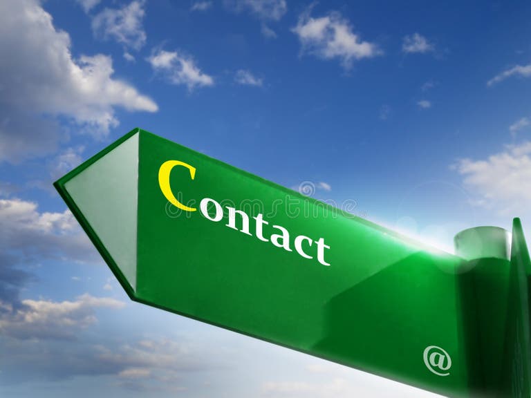 Contact us stock image. Image of clouds, post, internet - 17281923