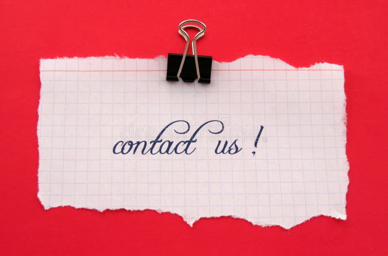 Contact us stock photo. Image of message, notebook, communication - 1930224