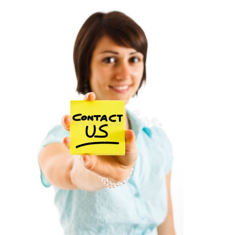 Contact us stock image. Image of employee, offer, document - 20372255