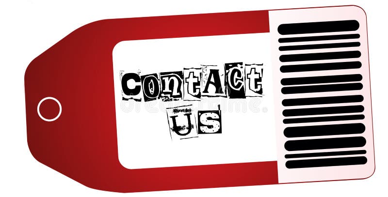 Contact us stock illustration. Illustration of plastic - 20391213