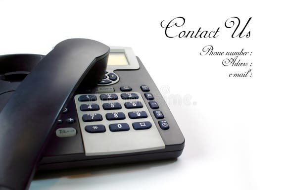 Contact us stock image. Image of long, landline, digital - 22381985