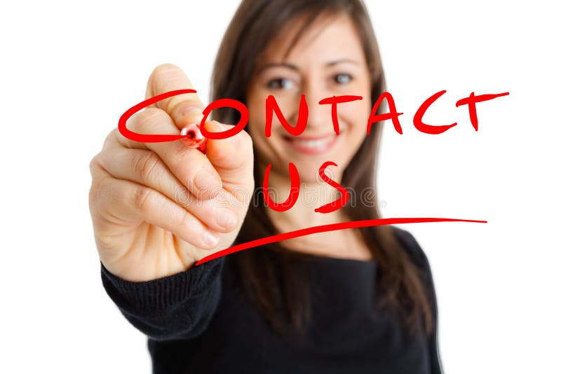 Contact us stock photo. Image of button, touch, email - 26829252