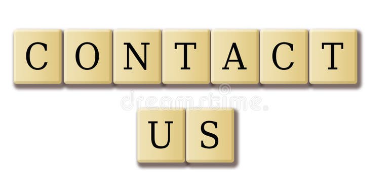 Contact us stock illustration. Illustration of white - 25417036