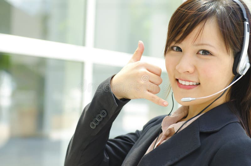 Contact us stock photo. Image of listening, center, happy - 25983932