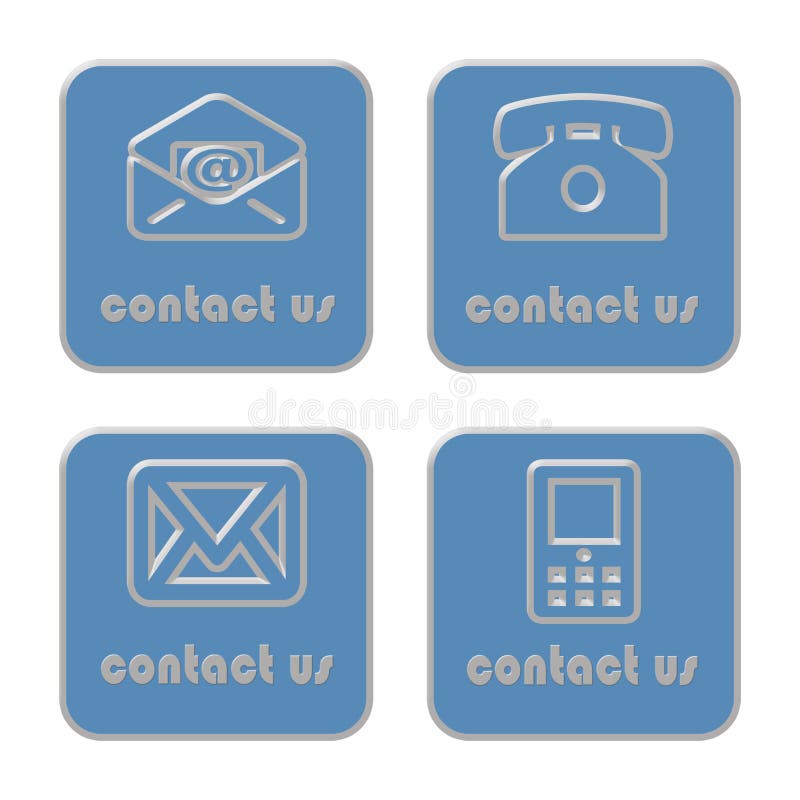 Contact Us Icons Stock Illustrations – 3,516 Contact Us Icons Stock ...