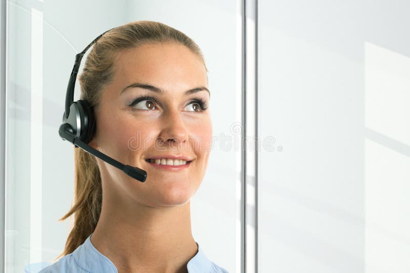 Contact us stock photo. Image of person, smiling, friendly - 19862984