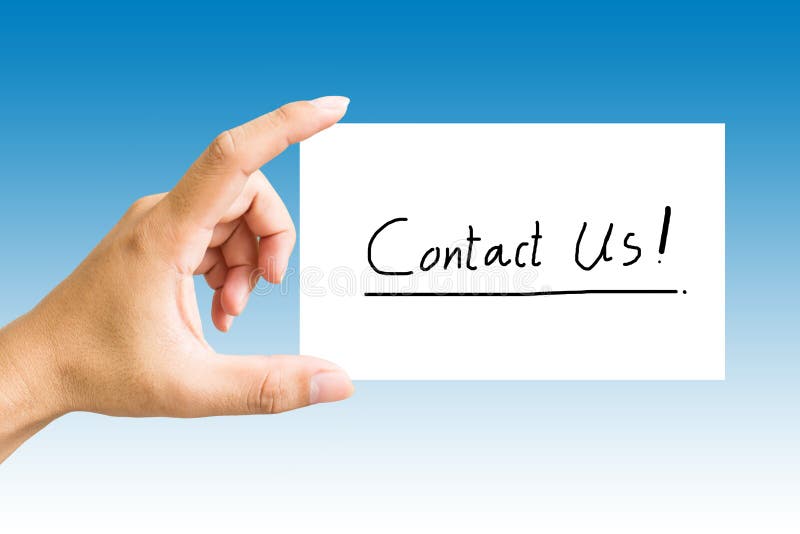 Doctor Touching CONTACT US Sign on Virtual Screen Stock Image - Image ...