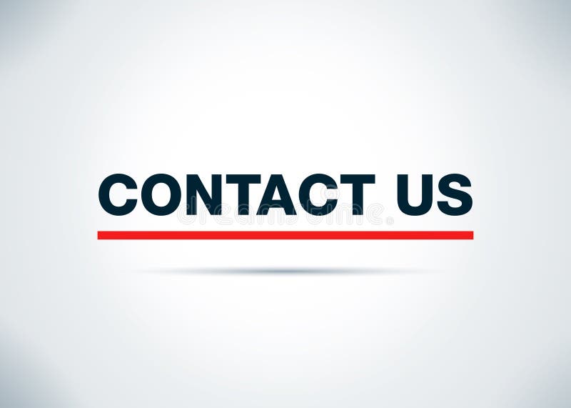 Contact Us Abstract Flat Background Design Illustration Stock ...