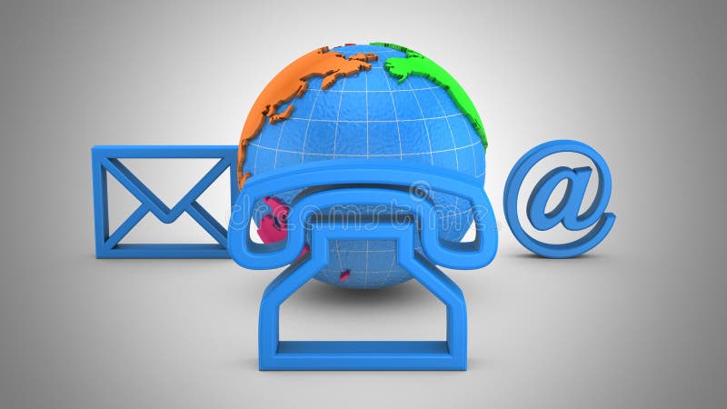 Contact Us Animation stock video. Video of global, loopable - 67035219