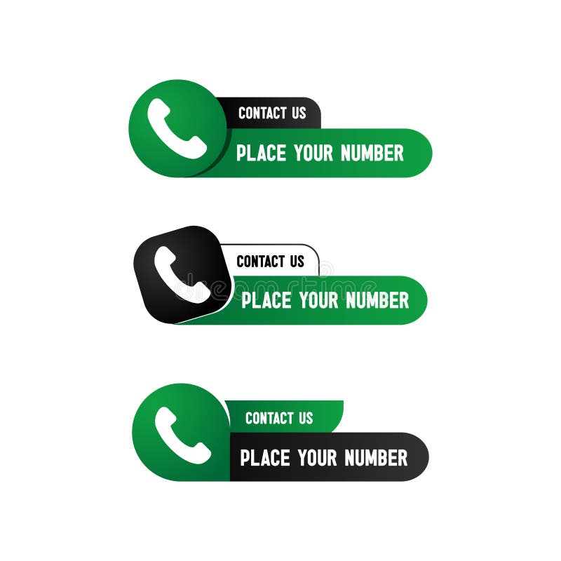 Contact Us Banner Design Template for Element and Decoration Stock ...