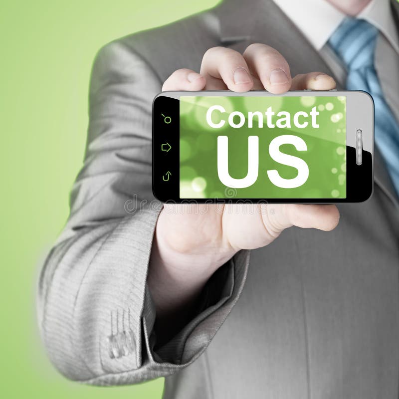 Contact us stock photo. Image of address, corporate, phone - 48995706