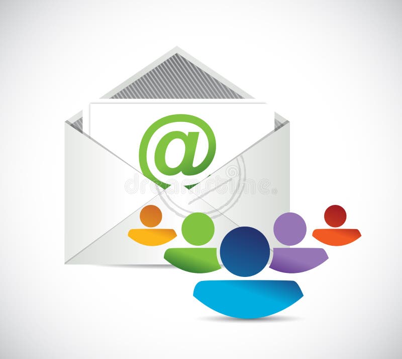 Contact Us Business Team Support Illustration Stock Illustration ...