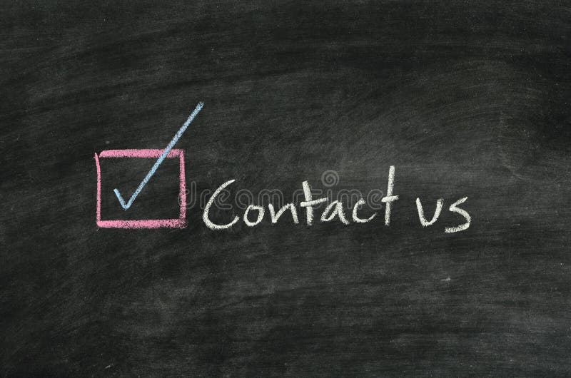 Hands Holding Contact Us stock photo. Image of background - 38015088