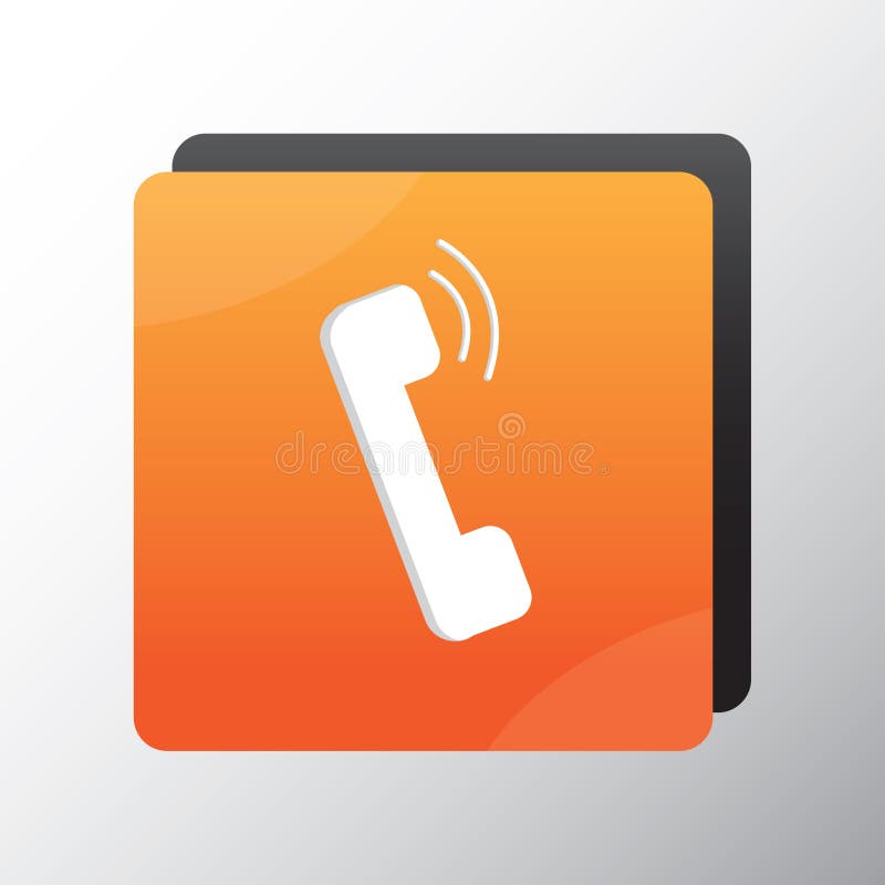 Contact Us Button. Vector Illustration Decorative Design Stock Vector ...