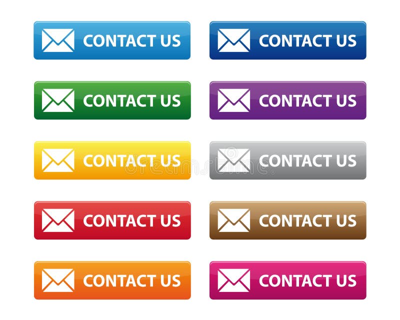 Contact us website buttons stock illustration. Illustration of buttons ...