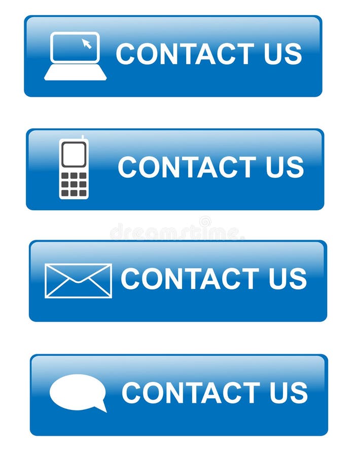 Contact Us Icon stock illustration. Illustration of electronic - 10796612