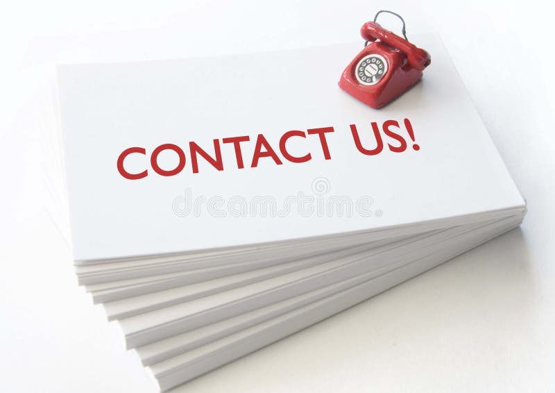 Contact us! stock photo. Image of cooperate, partnership - 19167818