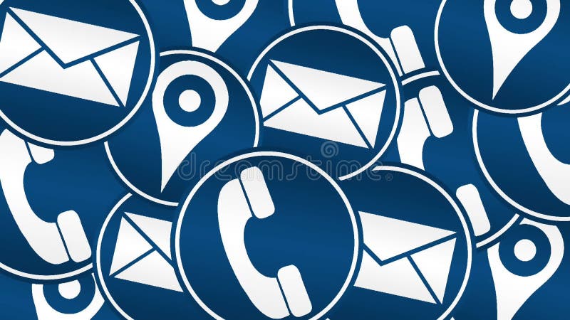 Location Symbols with Dots and Radiating Circles Creating a Blinking ...