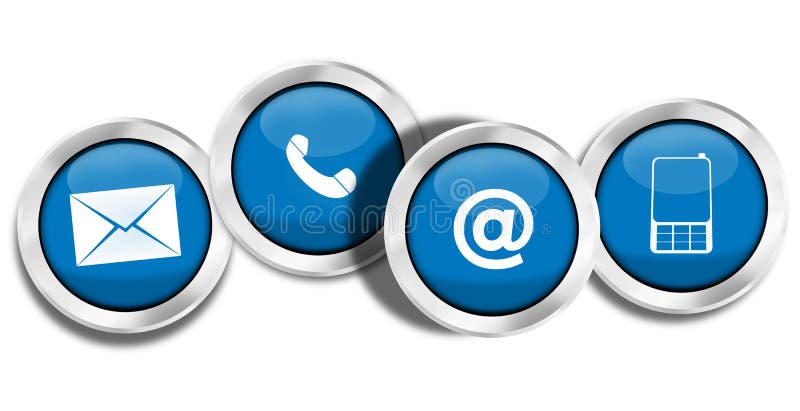 Contact Us stock illustration. Illustration of info, concept - 39034289