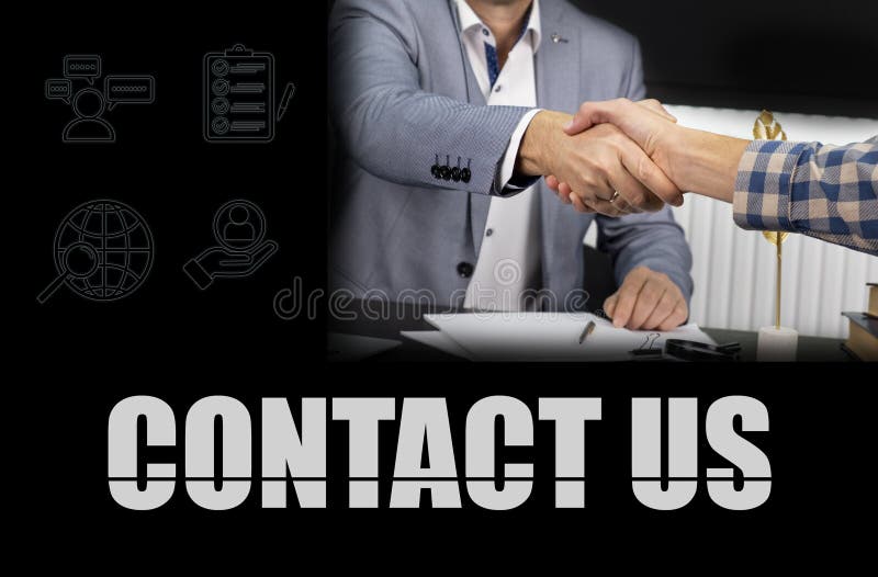 Contact Us, Customer Service Channel Concept Stock Photo - Image of ...