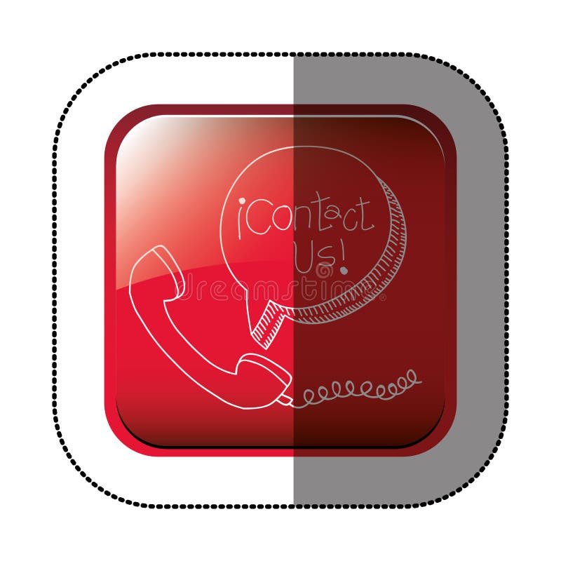 Contact Us Customer Service Stock Vector - Illustration of office ...