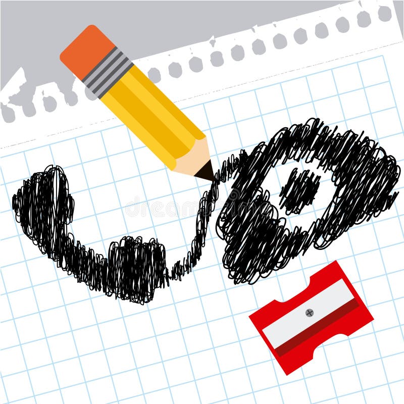 Contact us design stock vector. Illustration of mail - 47141462