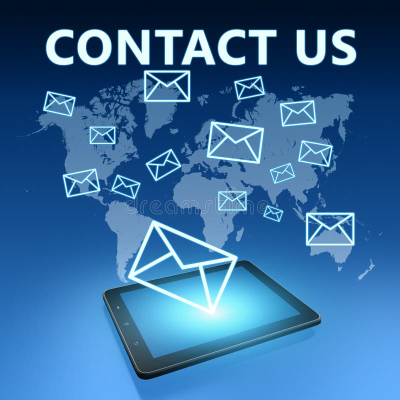 Contact stock illustration. Illustration of internet - 45769358