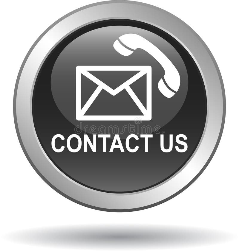 Contact us call mail icons stock vector. Illustration of call - 117513360