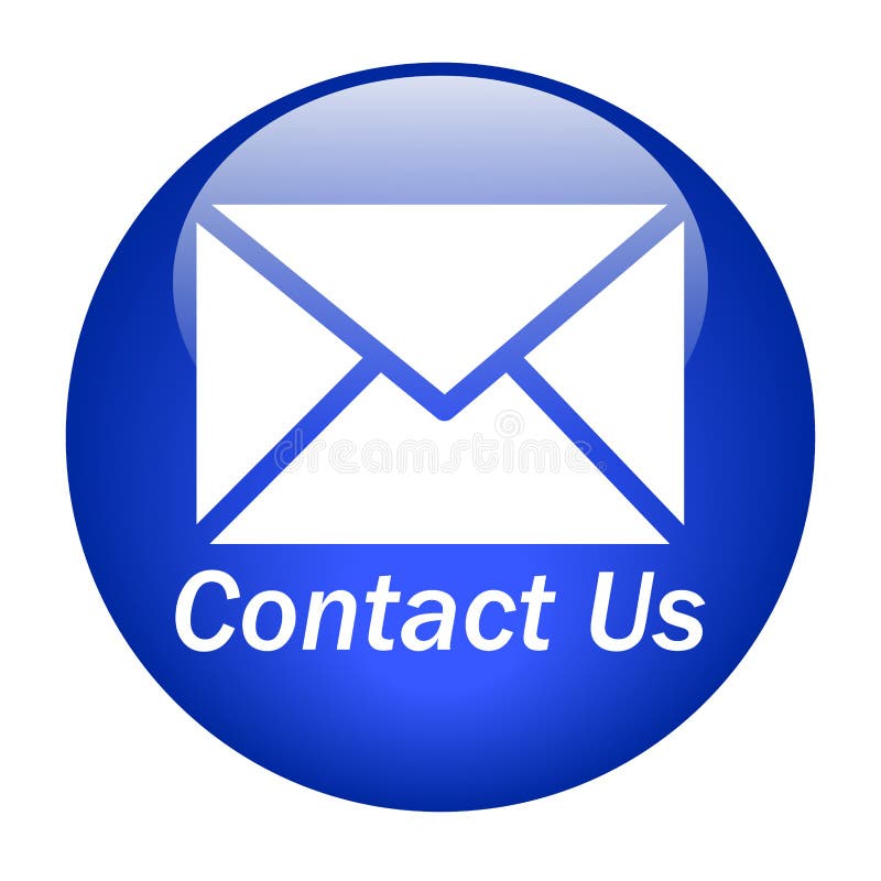 Contact Us Mail Icon Web Button Stock Illustration - Illustration of ...