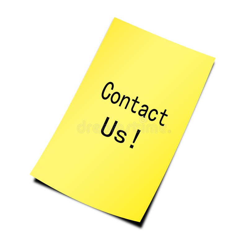 Contact Us! stock photo. Image of white, closeup, marker - 39913034
