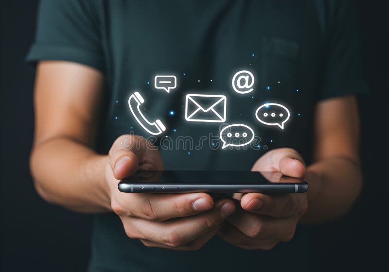 Phone Digital Support Technology Stock Illustrations – 19,913 Phone ...