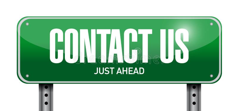 Contact Us Post on a Laptop. Illustration Design Stock Illustration ...